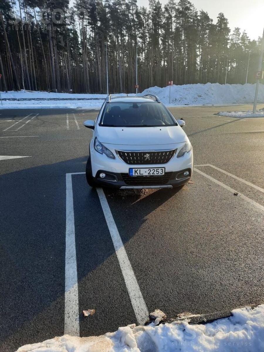 White Peugeot 2008 2016 in Riga, with an engine capacity of 1.20 L and mileage of 129 thousand km for 6700 €, photo 2 on AUTOMOTO.COM.LV