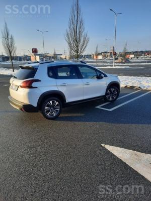 White Peugeot 2008 2016 in Riga, with an engine capacity of 1.20 L and mileage of 129 thousand km for 6700 €, photo 8 on AUTOMOTO.COM.LV