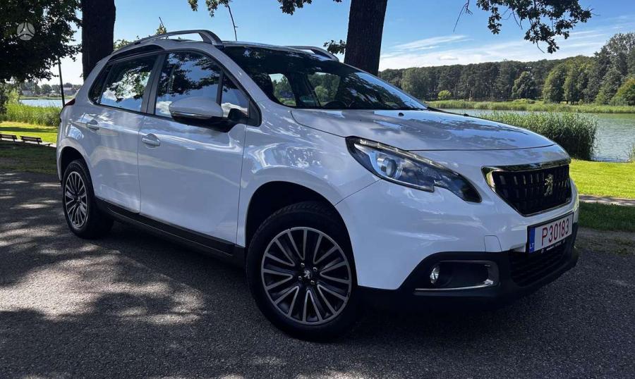 White Peugeot 2008 2017 in Utena, with an engine capacity of 1.20 L and mileage of 152 thousand km for 5950 €, photo 6 on AUTOMOTO.COM.LV