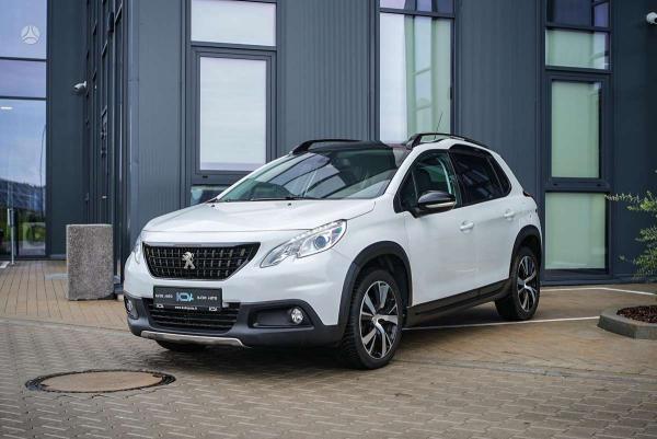 Balts Peugeot 2008 2018 Kauņa, ar dzinēja tilpumu 1.20 L un nobraukumu 91 tūkst. km par 8950 €, foto 2 vietnē AUTOMOTO.COM.LV