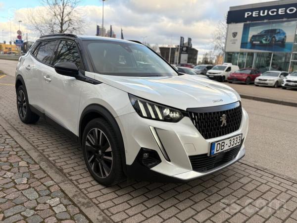 White Peugeot 2008 2020 in Riga, with an engine capacity of 1.20 L and mileage of 0 thousand km for 15600 €, photo 1 on AUTOMOTO.COM.LV