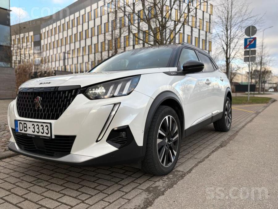 Balts Peugeot 2008 2020 Rīga, ar dzinēja tilpumu 1.20 L un nobraukumu 0 tūkst. km par 15600 €, foto 2 vietnē AUTOMOTO.COM.LV