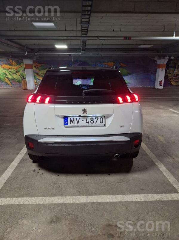 White Peugeot 2008 2021 in Riga, with an engine capacity of 1.50 L and mileage of 54 thousand km for 17850 €, photo 5 on AUTOMOTO.COM.LV