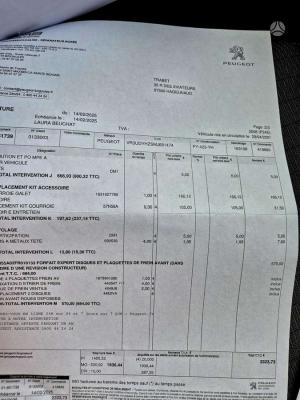 Белый Пежо 2008 2021 в Вильнюс, объемом двигателя 1.50 л и пробегом 220 тыс. км за 10500 €, фото 33 на AUTOMOTO.COM.LV