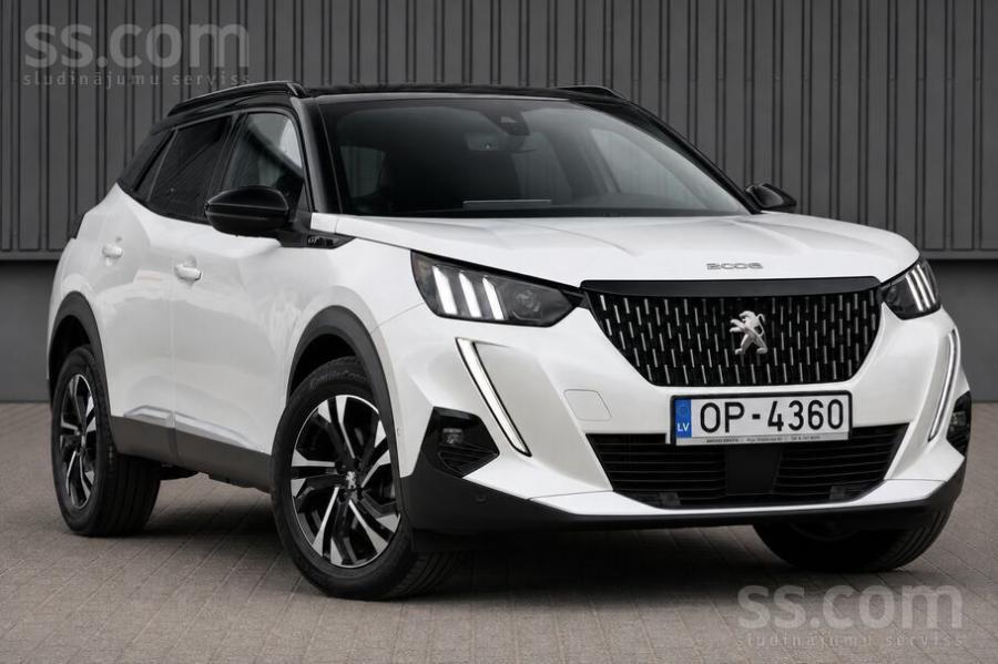 White Peugeot 2008 2021 in Tukums, with an engine capacity of 1.50 L and mileage of 65 thousand km for 15000 €, photo 1 on AUTOMOTO.COM.LV