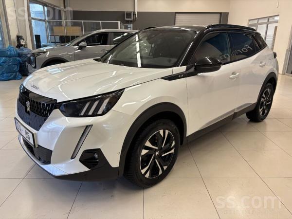 White Peugeot 2008 2022 in Riga, with an engine capacity of 1.50 L and mileage of 62 thousand km for 19900 €, photo 2 on AUTOMOTO.COM.LV