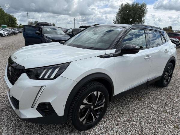 Balts Peugeot 2008 2022 Marijampole, ar dzinēja tilpumu 1.20 L un nobraukumu 151 tūkst. km par 14514 €, foto  vietnē AUTOMOTO.COM.LV