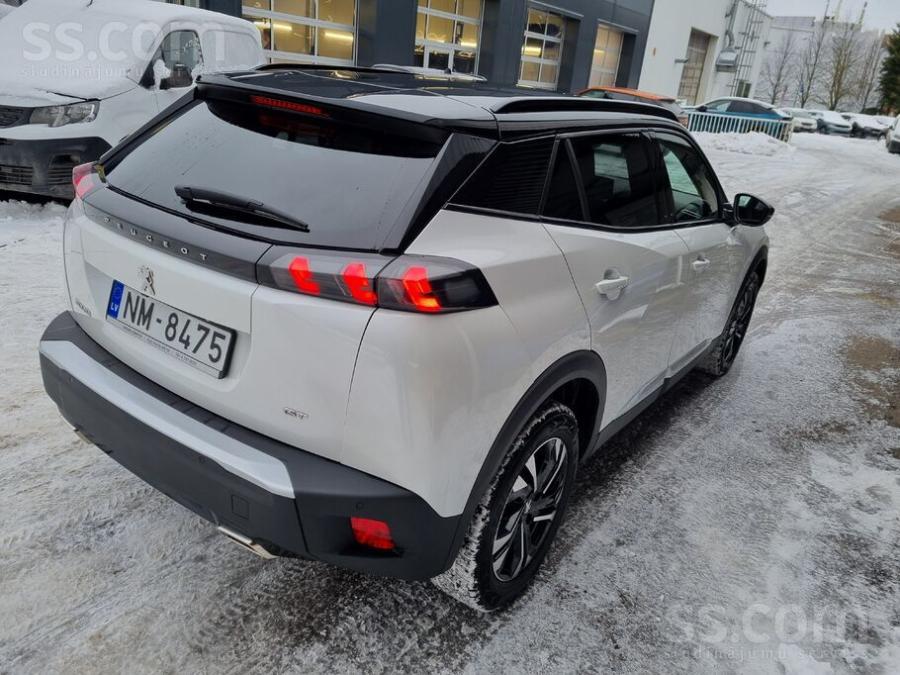 Balts Peugeot 2008 2023 Rīga, ar dzinēja tilpumu 1.20 L un nobraukumu 44 tūkst. km par 17500 €, foto 2 vietnē AUTOMOTO.COM.LV