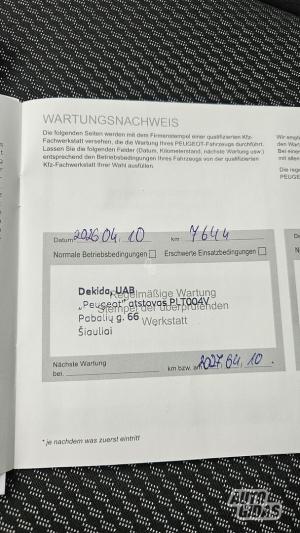 Белый Пежо 2008 2025 в Мажейкяй, объемом двигателя 1.20 л и пробегом 8 тыс. км за 21700 €, фото 27 на AUTOMOTO.COM.LV