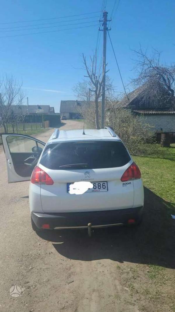 Balts Peugeot 2008 2013 Kauņa, ar dzinēja tilpumu 1.56 L un nobraukumu 265 tūkst. km par 4500 €, foto 4 vietnē AUTOMOTO.COM.LV