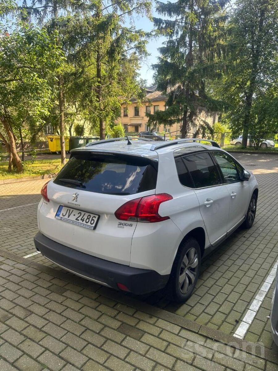 Balts Peugeot 2008 2015 Rīga, ar dzinēja tilpumu 1.60 L un nobraukumu 95 tūkst. km par 5500 €, foto 2 vietnē AUTOMOTO.COM.LV