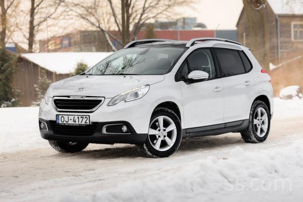 Balts Peugeot 2008 2016 Jelgava, ar dzinēja tilpumu 1.20 L un nobraukumu 158 tūkst. km par 7700 €, foto 1 vietnē AUTOMOTO.COM.LV