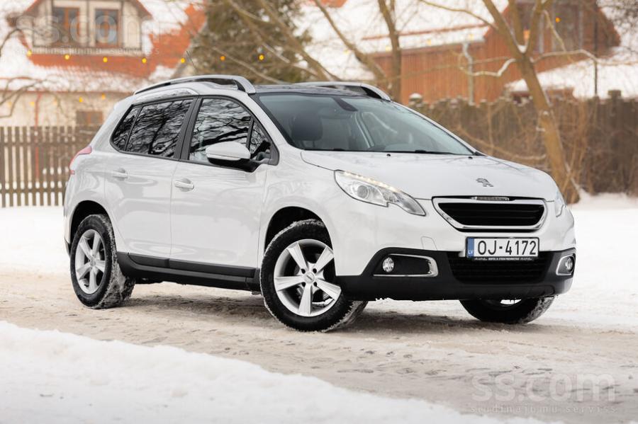 White Peugeot 2008 2016 in Jelgava, with an engine capacity of 1.20 L and mileage of 158 thousand km for 7700 €, photo 3 on AUTOMOTO.COM.LV