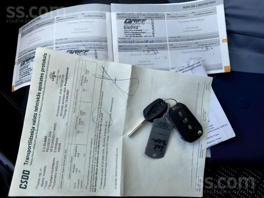 Белый Пежо 2008 2016 в Елгава, объемом двигателя 1.20 л и пробегом 0 тыс. км за 6990 €, фото 18 на AUTOMOTO.COM.LV