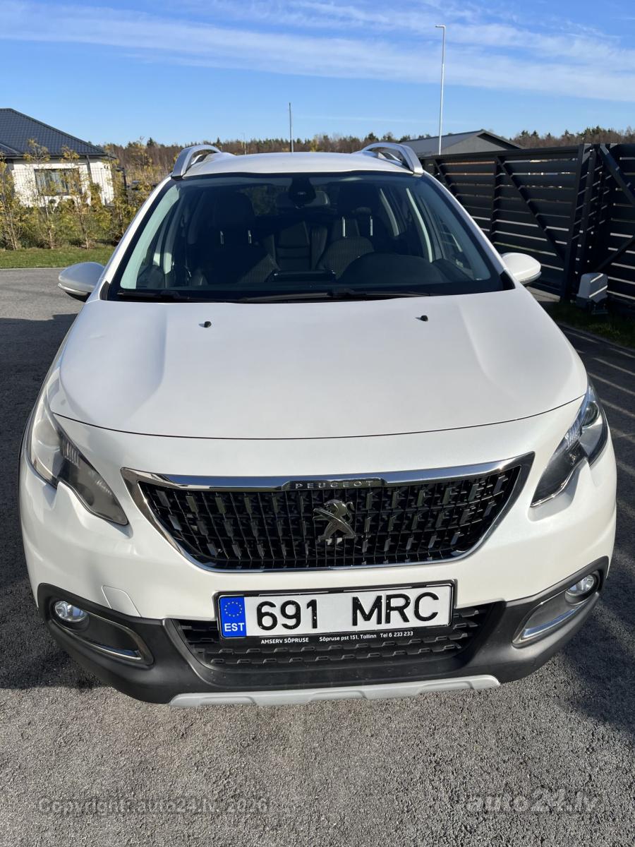 White Peugeot 2008 2017 in Tallinn, with an engine capacity of 1.20 L and mileage of 102 thousand km for 9000 €, photo 4 on AUTOMOTO.COM.LV