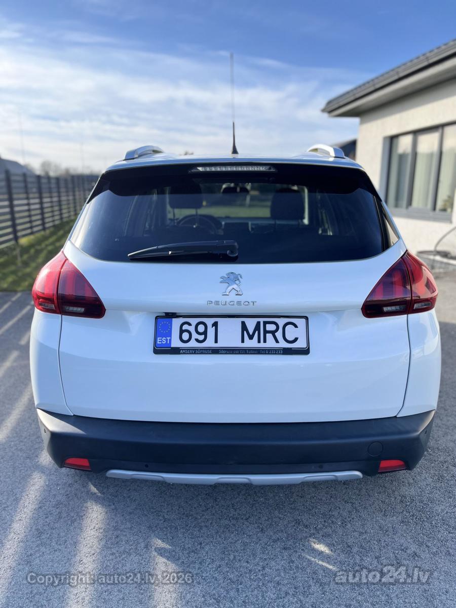 White Peugeot 2008 2017 in Tallinn, with an engine capacity of 1.20 L and mileage of 102 thousand km for 9000 €, photo 5 on AUTOMOTO.COM.LV
