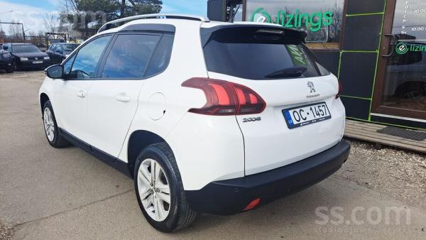 White Peugeot 2008 2018 in Riga, with an engine capacity of 1.50 L and mileage of 213 thousand km for 5990 €, photo 4 on AUTOMOTO.COM.LV