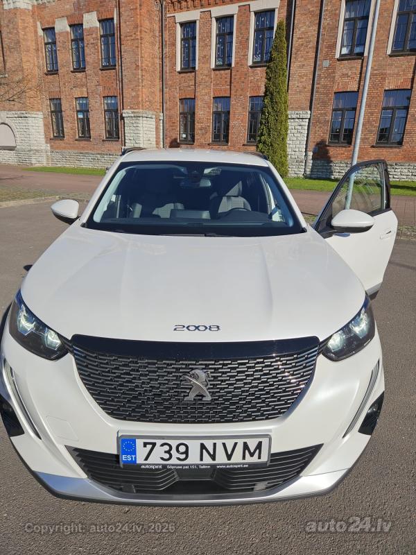 White Peugeot 2008 2021 in Tallinn, with an engine capacity of 1.50 L and mileage of 49 thousand km for 14300 €, photo 7 on AUTOMOTO.COM.LV