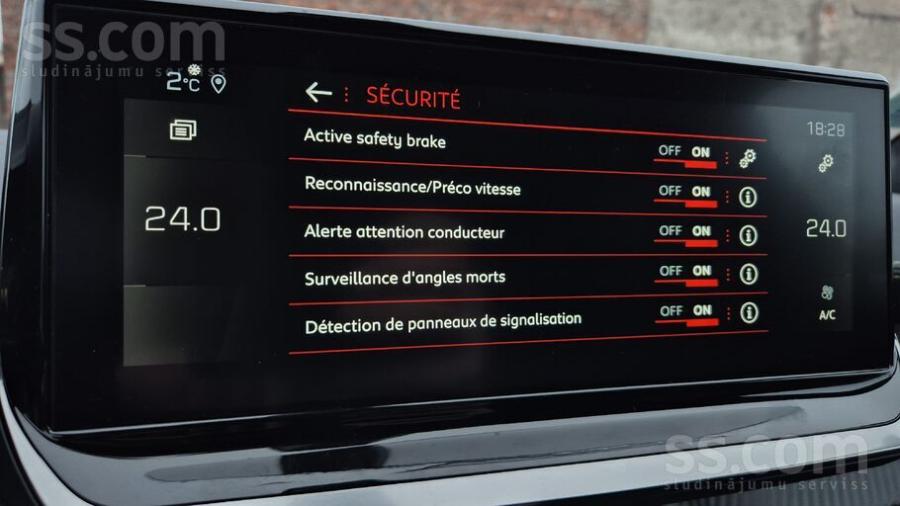 Balts Peugeot 2008 2021 Liepāja, ar dzinēja tilpumu 1.50 L un nobraukumu 228 tūkst. km par 14250 €, foto 23 vietnē AUTOMOTO.COM.LV