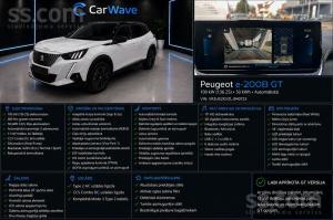 Balts Peugeot 2008 2021 Rīga, ar dzinēja tilpumu 1.20 L un nobraukumu 73 tūkst. km par 19900 €, foto 6 vietnē AUTOMOTO.COM.LV
