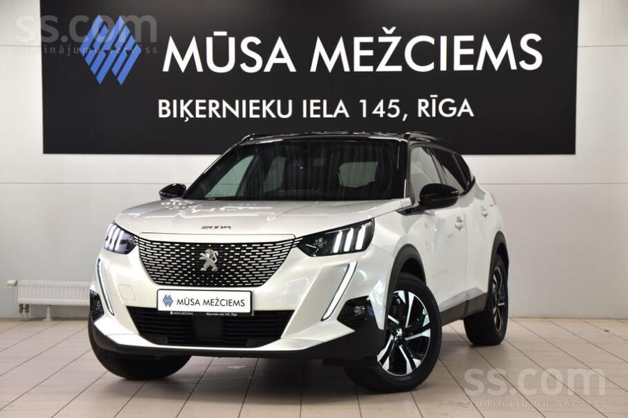 White Peugeot 2008 2021 in Riga, with an engine capacity of 1.50 L and mileage of 74 thousand km for 19990 €, photo 1 on AUTOMOTO.COM.LV