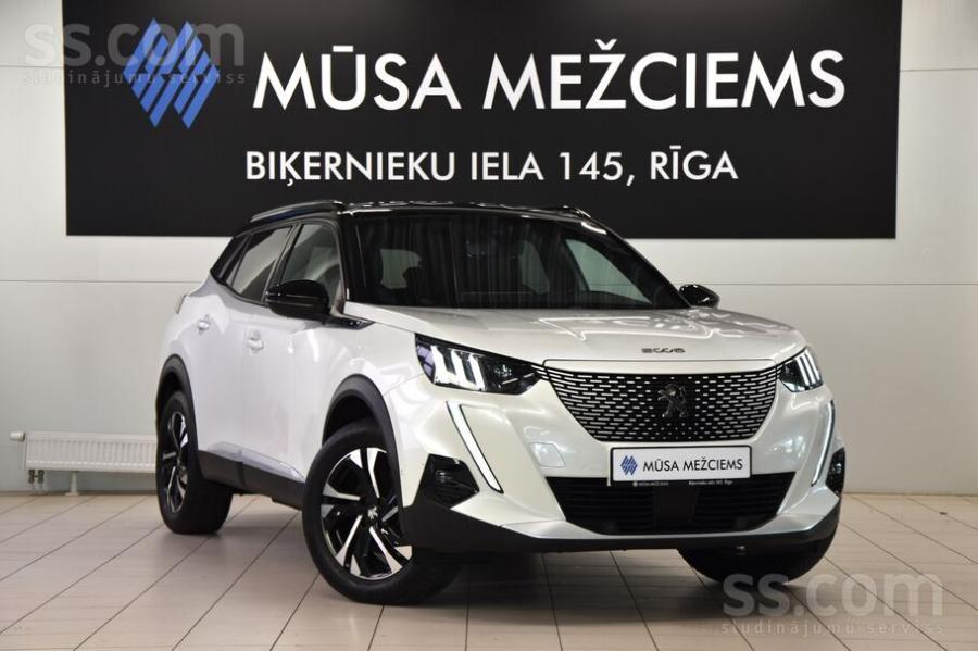 White Peugeot 2008 2021 in Riga, with an engine capacity of 1.50 L and mileage of 74 thousand km for 19990 €, photo 4 on AUTOMOTO.COM.LV