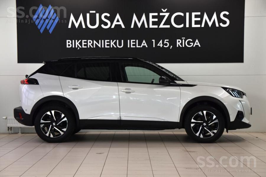 White Peugeot 2008 2021 in Riga, with an engine capacity of 1.50 L and mileage of 74 thousand km for 19990 €, photo 5 on AUTOMOTO.COM.LV