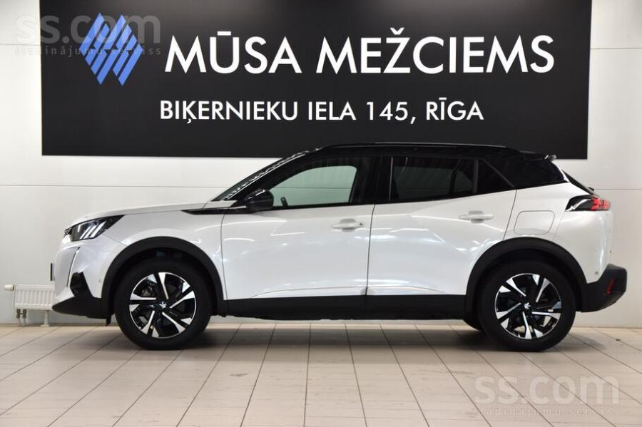 White Peugeot 2008 2021 in Riga, with an engine capacity of 1.50 L and mileage of 74 thousand km for 19990 €, photo 6 on AUTOMOTO.COM.LV