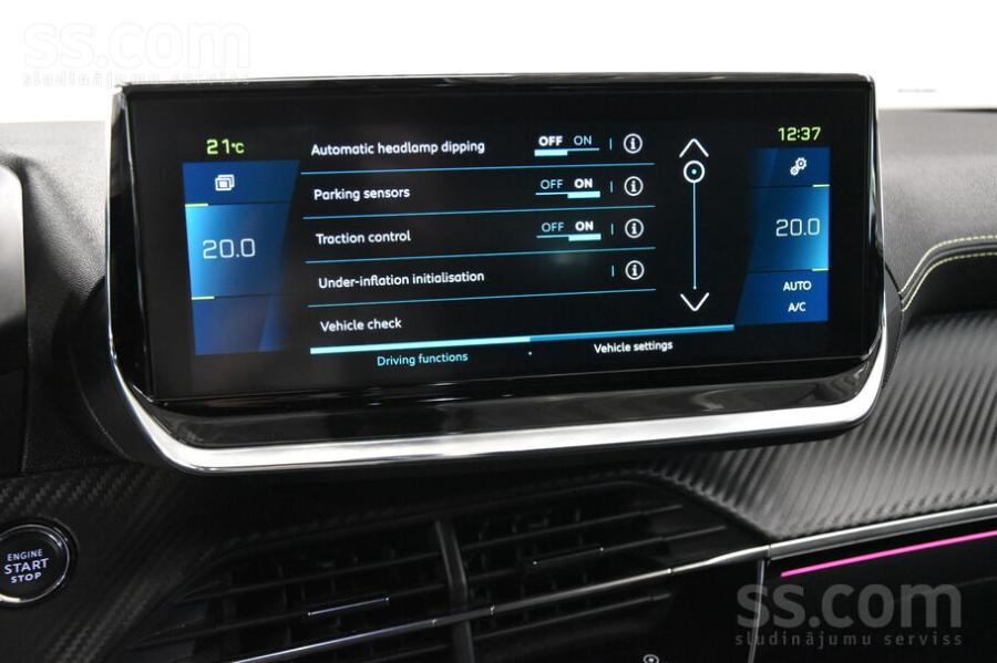 White Peugeot 2008 2021 in Riga, with an engine capacity of 1.50 L and mileage of 74 thousand km for 19990 €, photo 25 on AUTOMOTO.COM.LV