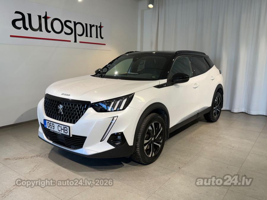 White Peugeot 2008 2022 in Tallinn, with an engine capacity of 1.50 L and mileage of 73 thousand km for 18900 €, photo 1 on AUTOMOTO.COM.LV