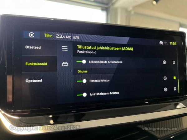 Белый Пежо 2008 2025 в Таллин, объемом двигателя 1.20 л и пробегом 7 тыс. км за 26990 €, фото 11 на AUTOMOTO.COM.LV