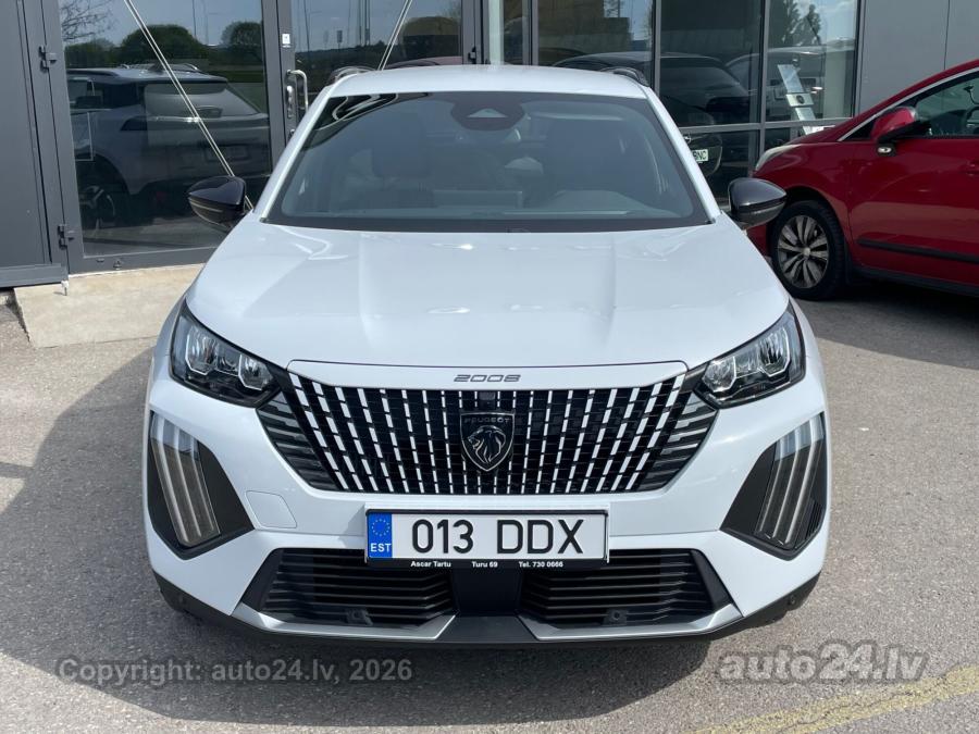 White Peugeot 2008 2025 in Tartu, with an engine capacity of 1.20 L and mileage of 1 thousand km for 24990 €, photo 3 on AUTOMOTO.COM.LV