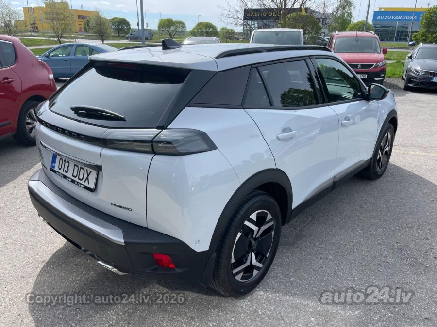 White Peugeot 2008 2025 in Tartu, with an engine capacity of 1.20 L and mileage of 1 thousand km for 24990 €, photo 9 on AUTOMOTO.COM.LV