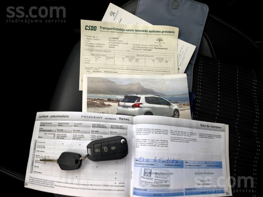 Белый Пежо 2008 2014 в Елгава, объемом двигателя 1.20 л и пробегом 0 тыс. км за 4990 €, фото 23 на AUTOMOTO.COM.LV