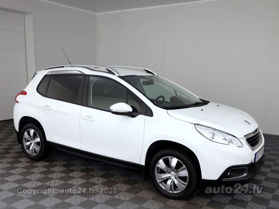 White Peugeot 2008 2014 in Tallinn, with an engine capacity of 1.20 L and mileage of 119 thousand km for 4699 €, photo 1 on AUTOMOTO.COM.LV