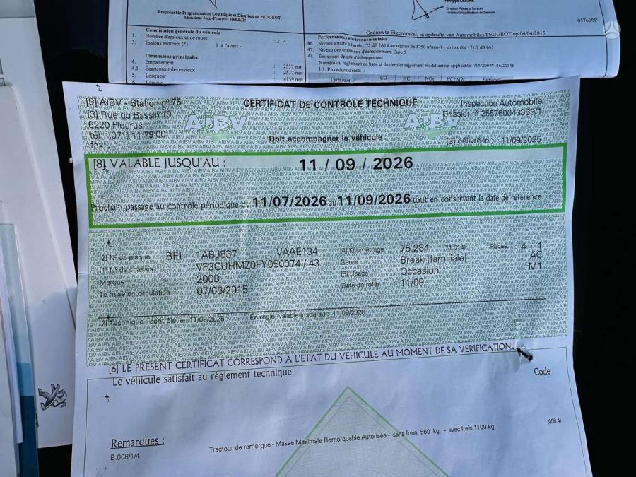 Белый Пежо 2008 2015 в Каунас, объемом двигателя 1.20 л и пробегом 89 тыс. км за 5650 €, фото 34 на AUTOMOTO.COM.LV