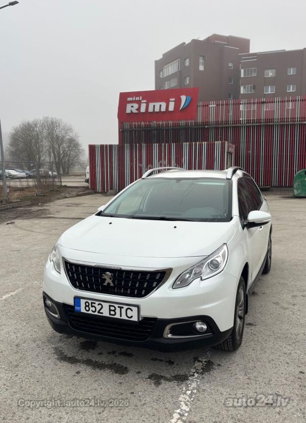 White Peugeot 2008 2017 in Tallinn, with an engine capacity of 1.20 L and mileage of 95 thousand km for 6900 €, photo 1 on AUTOMOTO.COM.LV