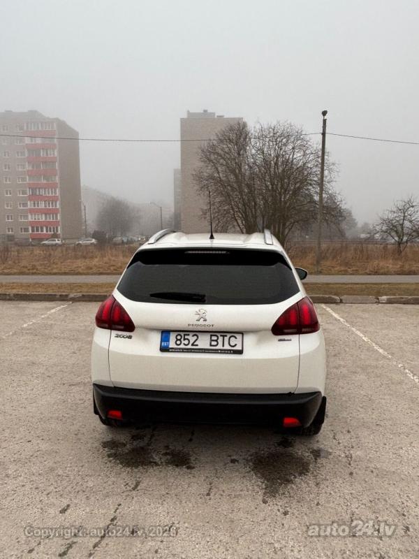 White Peugeot 2008 2017 in Tallinn, with an engine capacity of 1.20 L and mileage of 95 thousand km for 6900 €, photo 6 on AUTOMOTO.COM.LV