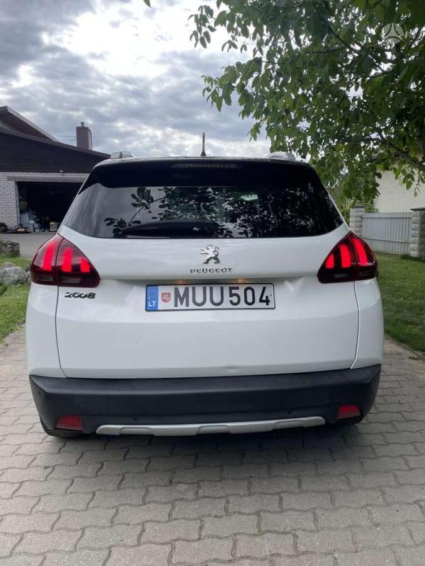 White Peugeot 2008 2017 in Raseiniai, with an engine capacity of 1.56 L and mileage of 148 thousand km for 5200 €, photo 6 on AUTOMOTO.COM.LV