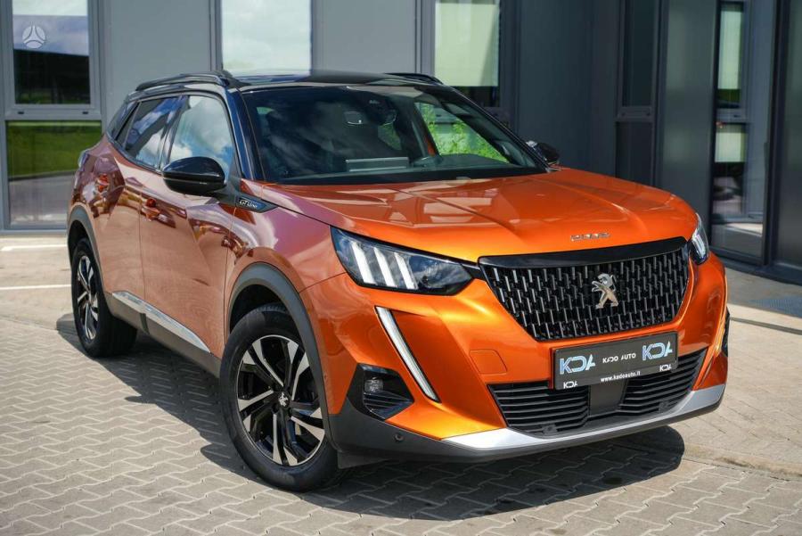Dzeltens Peugeot 2008 2020 Kauņa, ar dzinēja tilpumu 1.20 L un nobraukumu 44 tūkst. km par 15450 €, foto 4 vietnē AUTOMOTO.COM.LV