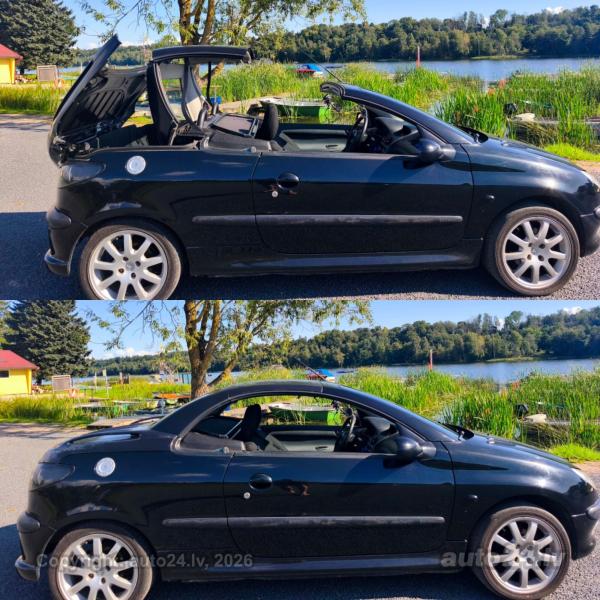 Black Peugeot 206 2001 in Viljandi, with an engine capacity of 1.60 L and mileage of 0 thousand km for 1500 €, photo 9 on AUTOMOTO.COM.LV