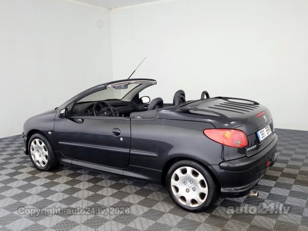 Black Peugeot 206 2003 in Tallinn, with an engine capacity of 2.00 L and mileage of 243 thousand km for 799 €, photo 4 on AUTOMOTO.COM.LV