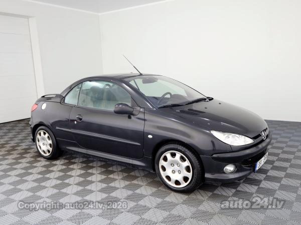 Black Peugeot 206 2003 in Tallinn, with an engine capacity of 2.00 L and mileage of 243 thousand km for 799 €, photo 5 on AUTOMOTO.COM.LV