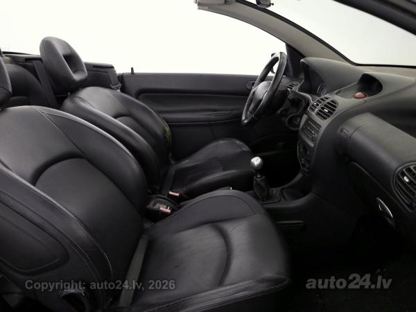 Black Peugeot 206 2003 in Tallinn, with an engine capacity of 2.00 L and mileage of 243 thousand km for 799 €, photo 8 on AUTOMOTO.COM.LV
