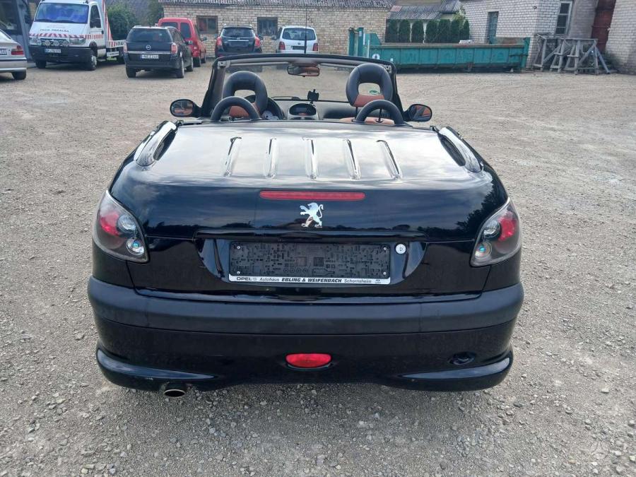 Black Peugeot 206 2003 in Kelme, with an engine capacity of 2.00 L and mileage of 162 thousand km for 2000 €, photo 7 on AUTOMOTO.COM.LV