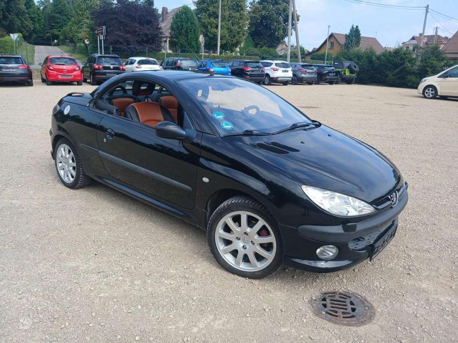 Black Peugeot 206 2003 in Kelme, with an engine capacity of 2.00 L and mileage of 162 thousand km for 2000 €, photo 16 on AUTOMOTO.COM.LV
