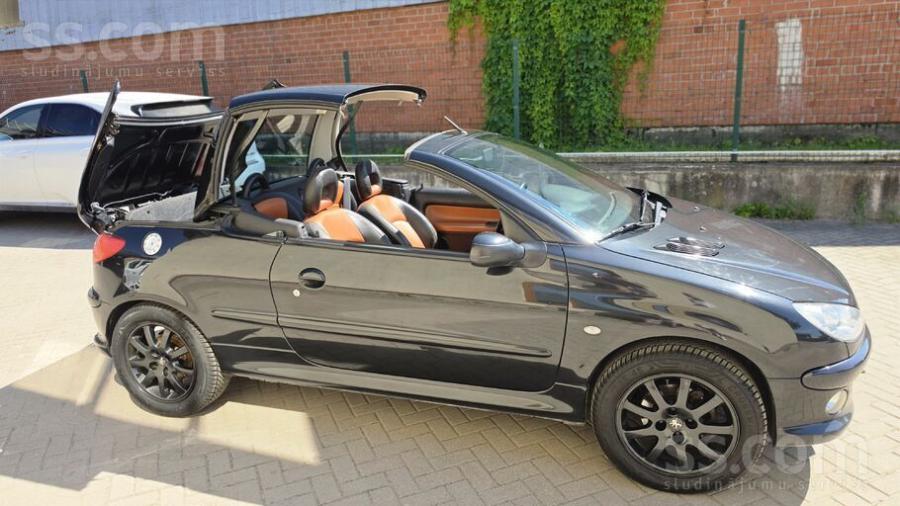 Melns Peugeot 206 2004 Jelgava, ar dzinēja tilpumu 1.60 L un nobraukumu 0 tūkst. km par 2200 €, foto 17 vietnē AUTOMOTO.COM.LV