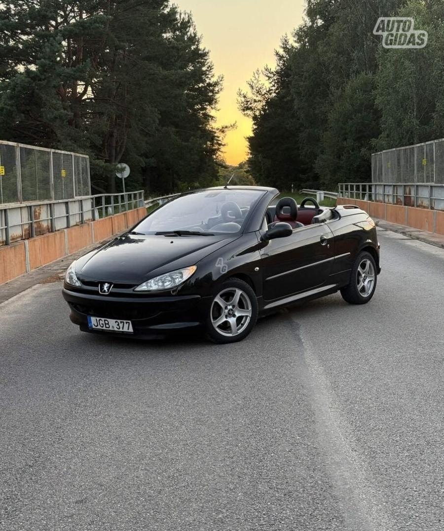 Black Peugeot 206 2004 in Vievis, with an engine capacity of 1.60 L and mileage of 187 thousand km for 1150 €, photo 1 on AUTOMOTO.COM.LV
