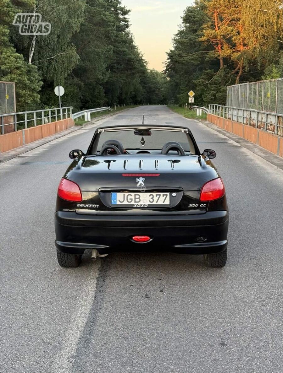 Black Peugeot 206 2004 in Vievis, with an engine capacity of 1.60 L and mileage of 187 thousand km for 1150 €, photo 8 on AUTOMOTO.COM.LV