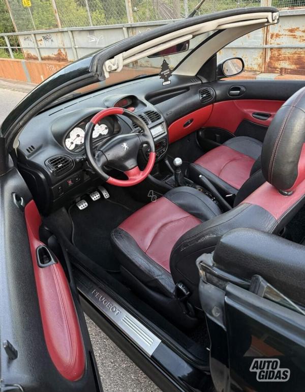 Black Peugeot 206 2004 in Vievis, with an engine capacity of 1.60 L and mileage of 187 thousand km for 1150 €, photo 8 on AUTOMOTO.COM.LV